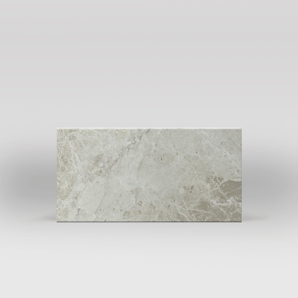 Ivory (White) Travertine Tumbled 3"x6" Tile - BigAppleMarble.com