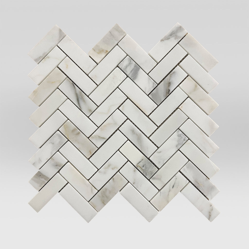 Calacatta Gold Tight Joint Marble Mosaic - BigAppleMarble.com
