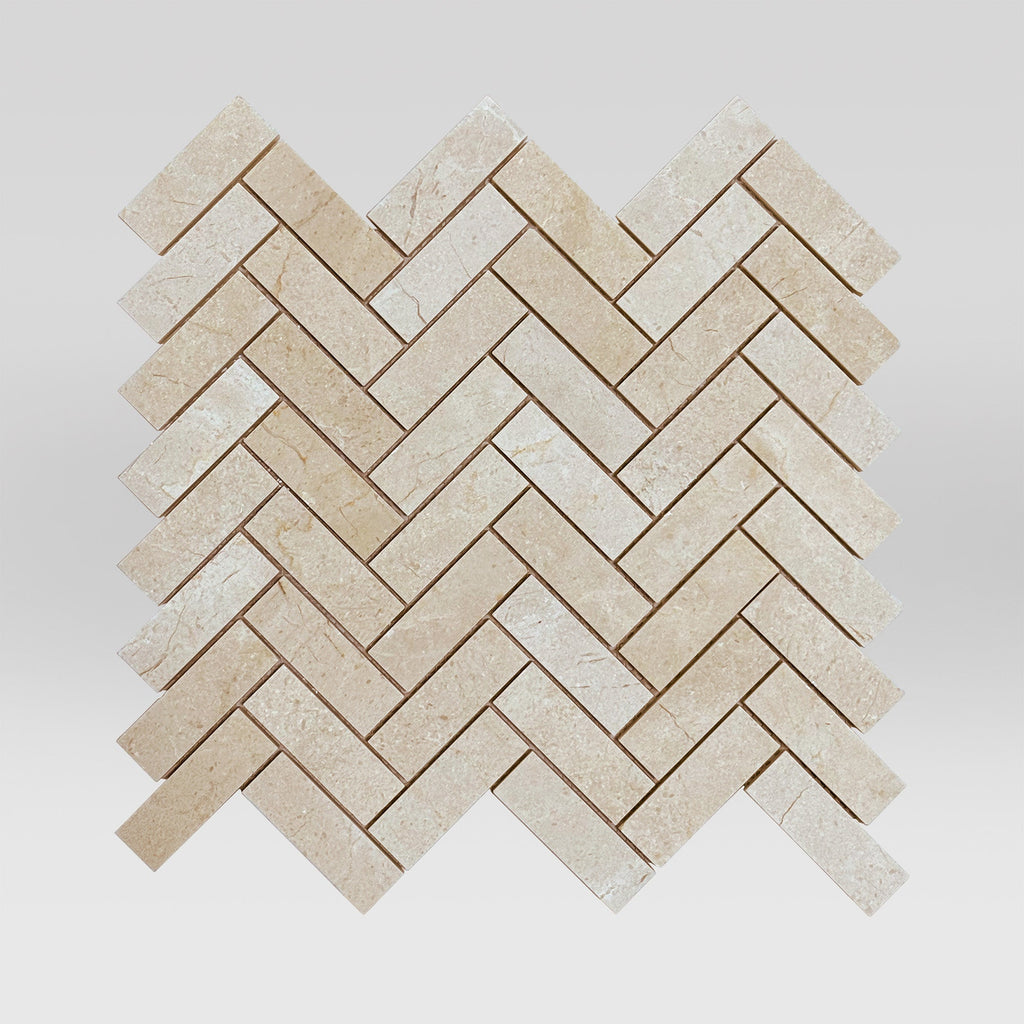 Crema Marfil Select Honed Hexagon 1"x3" Mosaic - BigAppleMarble.com