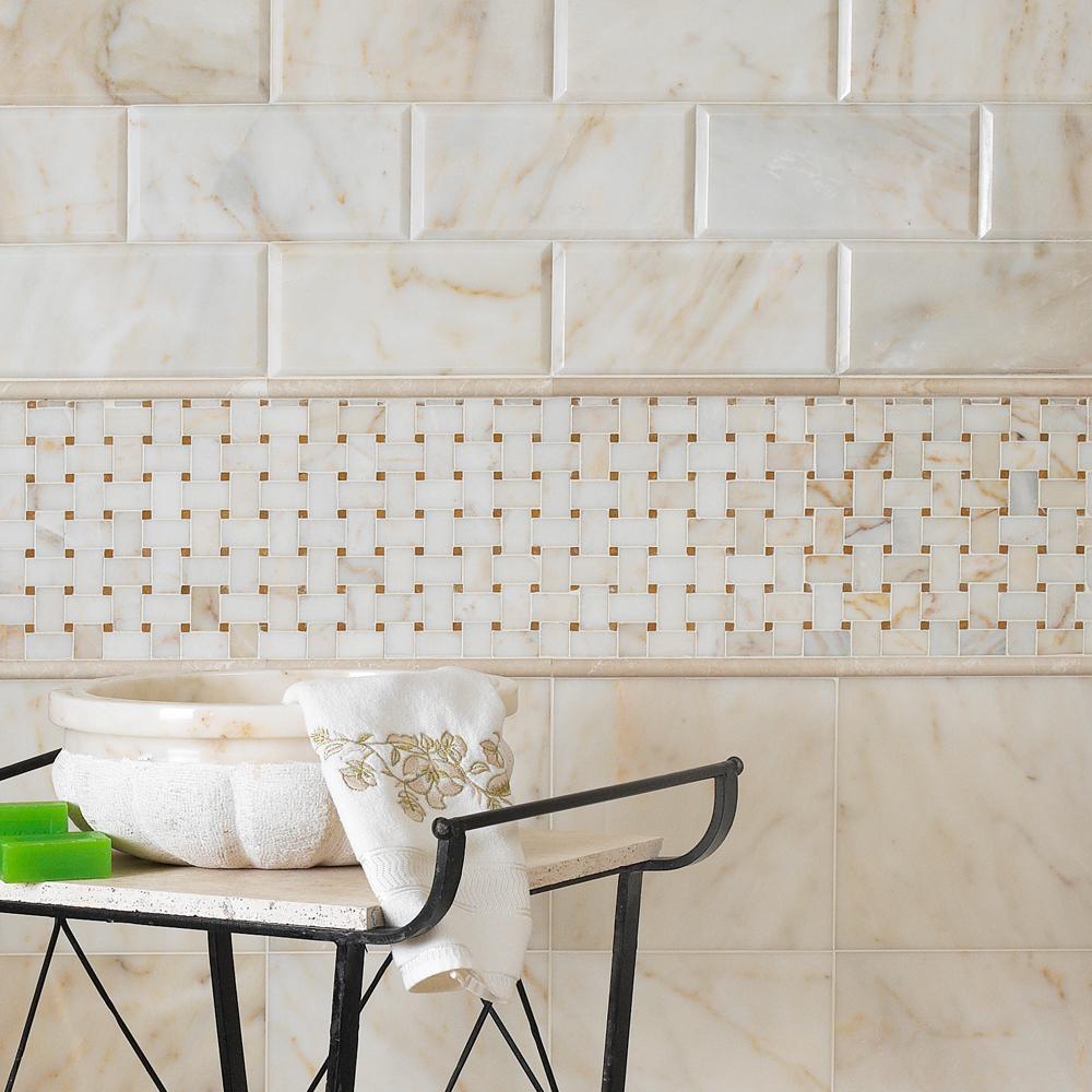 Afyon Sugar Polished 3"x6" Tile - BigAppleMarble.com