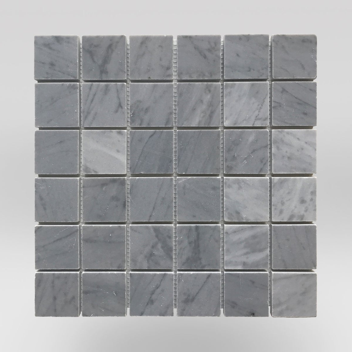 Diamond Mosaic Polished Carrara&Bardiglio - BigAppleMarble.com