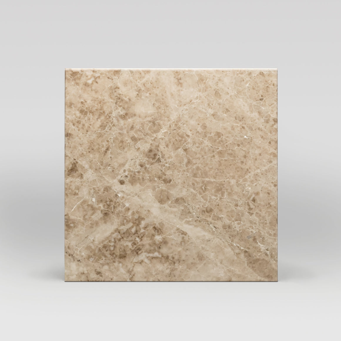 Dark Emperador Polished 18"x18" Marble Tile - BigAppleMarble.com