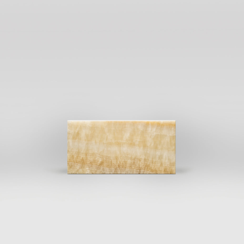Honey Onyx Polished 3"x6" Tile - BigAppleMarble.com